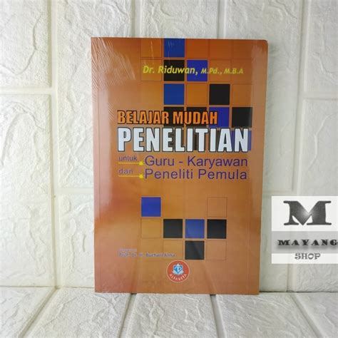 Jual Buku ASLI BELAJAR MUDAH PENELITIAN UNTUK GURU DAN KARYAWAN DAN PENELIT Shopee Indonesia