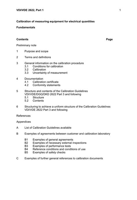 Calibration Of Measuring Equipment For Electrical Quantities Docest