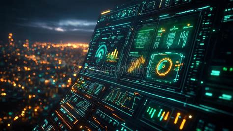 Digital Eco Dashboard Tracking Sustainability Metrics For A Greener