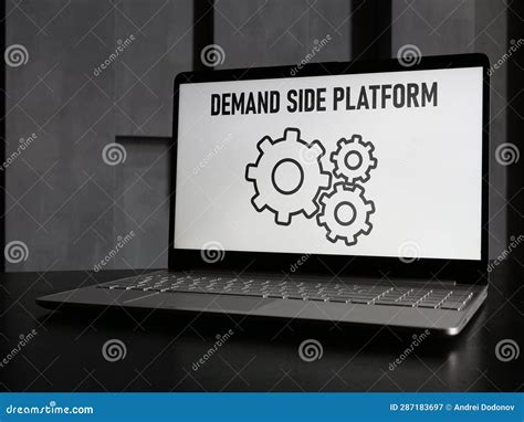 Demand Side Platform Dsp Is Shown Using The Text Stock Image Image Of Bids Digital 287183697