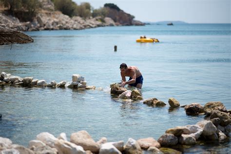 Paradise Beach Pythagorion Samos En Genuin Paradisstrand