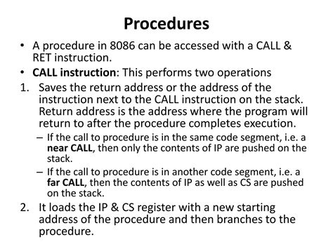 Chap6 Procedures And Macros Pptx