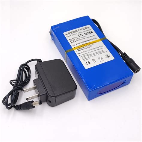 12v Dc Rechargeable Battery Pack Portable Dc 12v 5500mah10000mah