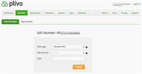 configure the inbound sms sms integration with suitecrm
