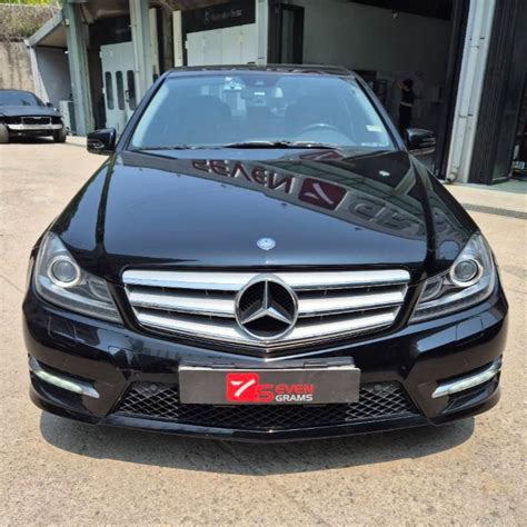 세븐그램스 파주 수입차수리 공업사 버스와 사고 난 벤츠 C200 차량의 삼성 자차 보험버스공제 대물 사고 수리 사례를 소개해드려요 앞범퍼 휀더 도어 판금 도색