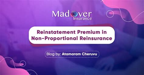 Reinstatement Premium In Non Proportional Reinsurance Madoverinsurance