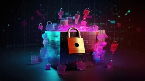 Premium Photo Data Encryption And Secure File Sharing For Office Data Protection Solid Color