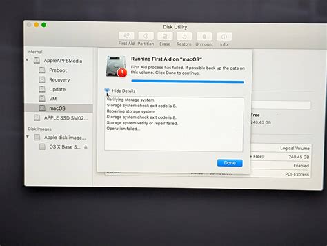 Macos Cannot Erase Partition Or Reinstall Exit Code 0 Exit Code8 Ask Different
