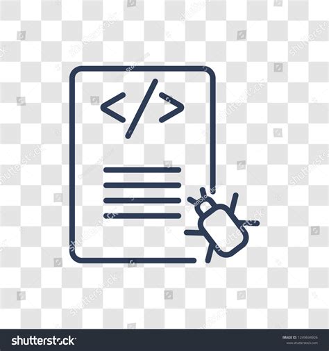 Bug Report Icon Trendy Linear Bug Stock Vector Royalty Free 1249694926 Shutterstock