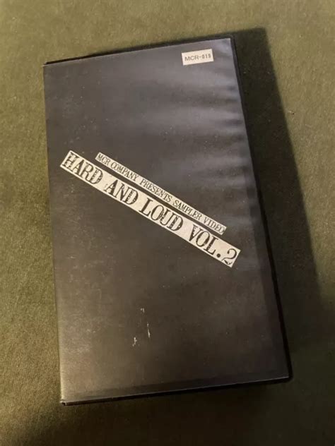 Hard And Loud Vol 2 Vhs No Video Sound Only Hardcore Punk £477