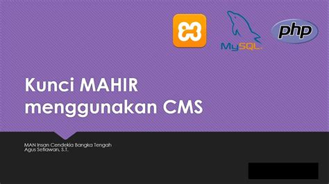 Tutorial Basic Install Web Cms Di Localhost Menggunakan Xampp Youtube