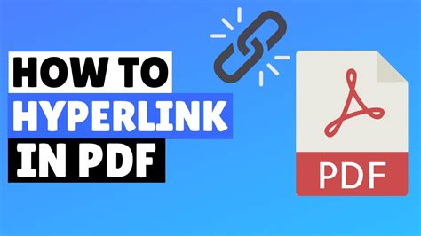 how to add hyperlink in pdf create hyperlink in pdf file youtube