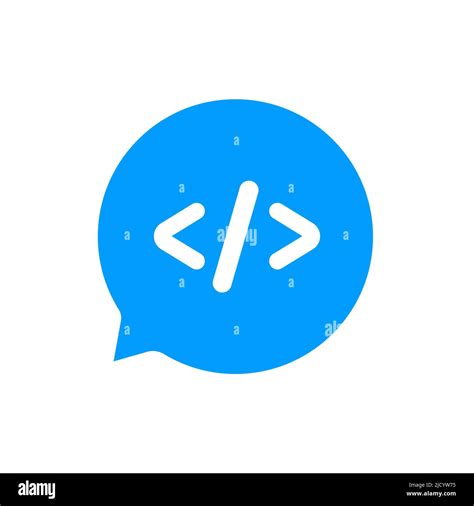 Code Icon In Trendy Flat Style Isolated On White Background Code Symbol For Your Web Site