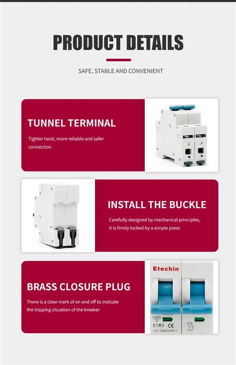 2p Main Switch Function Disconnector Isolator Circuit Breaker 40a 60a