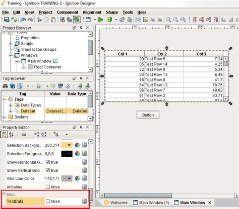 Array And Dataset Tags Ignition User Manual 78 In Progress