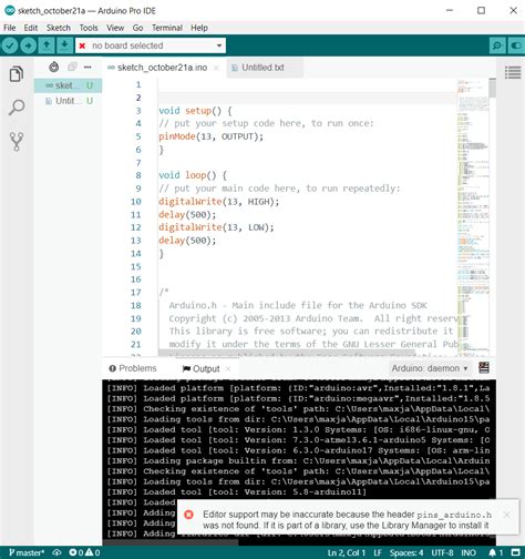 Pins Arduino Not Found Issue Arduino Arduino Pro Ide GitHub