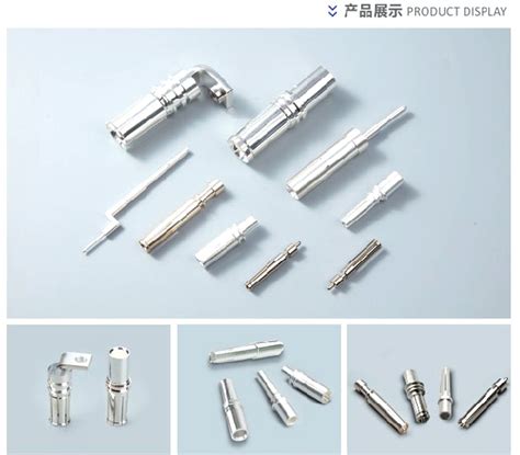 New Energy Electric Vehicle Connector Copper Terminal Pin Spring