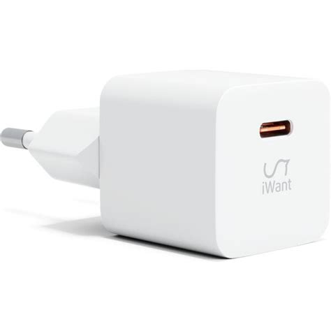 Iwant Usb C Pd Mini Ii Síťová Nabíječka S Rychlonabíjením 20w Bílá