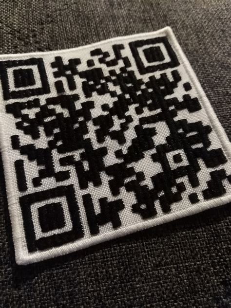 Custom Digitizing Qr Code Embroidery Designs Your Qr Code Etsy