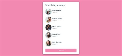 GitHub Xander1936 Birthday Reminder Birthday Reminder Is The First React App Project In The