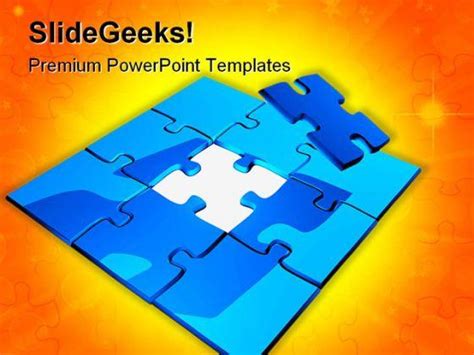 Puzzle Shapes PowerPoint Templates And PowerPoint Backgrounds PowerPoint Design Template