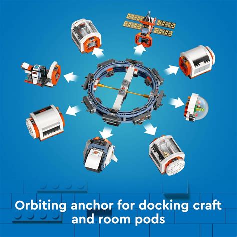 Lego Juguete Stem De La Estación Espacial Modular De La Ciudad Juguete Modular De Ciencia De
