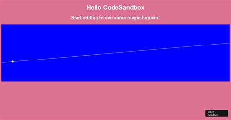Timeline Codesandbox