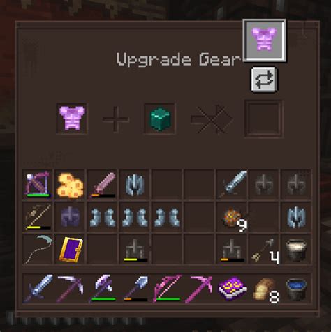 Apotheosis Mod What Is This Button In The Smithing Table And Why Wont To Let Me Socket This