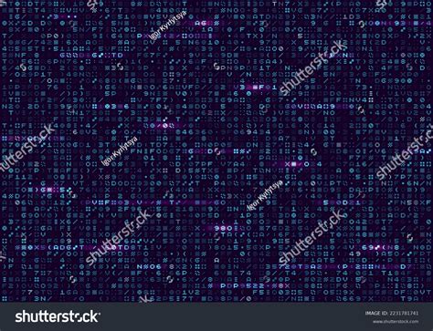 Programming Computer Code Digital Background Constructed Stock Vector