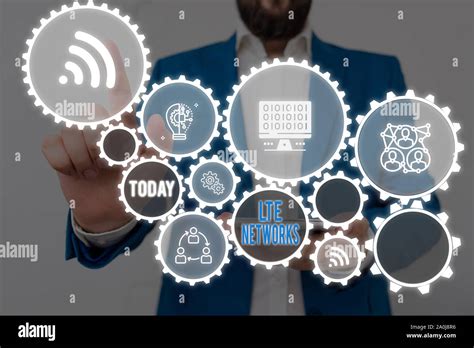 Handwriting Text Writing Lte Networks Conceptual Photo Fastest Network Connection Available For