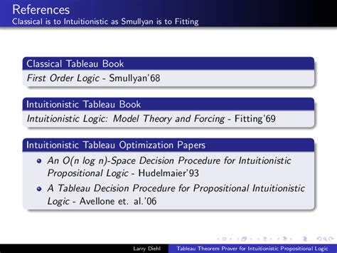 Tableau Theorem Prover For Intuitionistic Propositional Logic Speaker