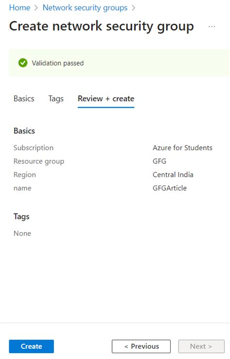 Azure Network Security Groups Geeksforgeeks