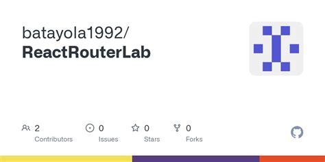 Github Batayola1992reactrouterlab