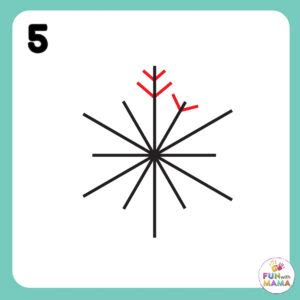 How To Draw A Snowflake Easy Fun With Mama