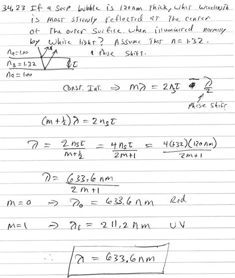 Chapter 34 Homework