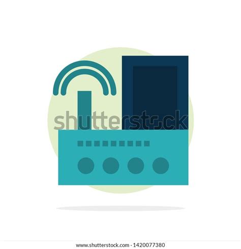 Router Device Signal Wifi Radio Abstract Stock Vector Royalty Free 1420077380 Shutterstock