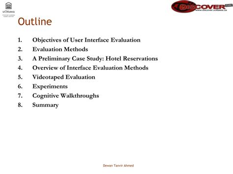 PPT User Interface Evaluation PowerPoint Presentation Free Download ID