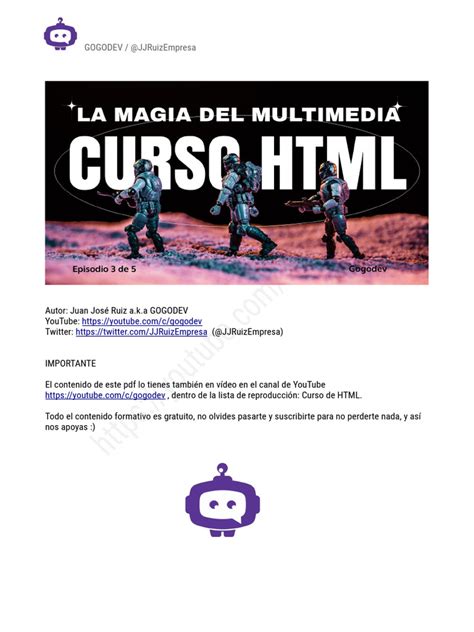 html 3 descargar gratis pdf hipervínculo html