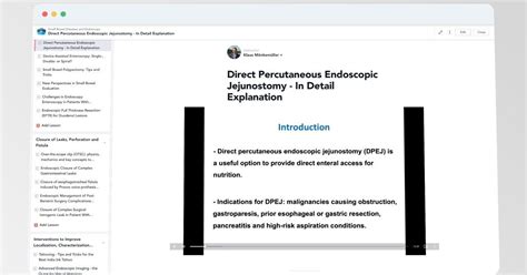 Direct Percutaneous Endoscopic Jejunostomy Klaus Mönkemüller