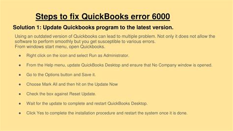 PPT Quickbooks Error PowerPoint Presentation Free Download ID