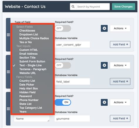 brilliant directories in depth look into form fields and their