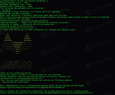 How To Install Gitlab On Debian 11 Rosehosting