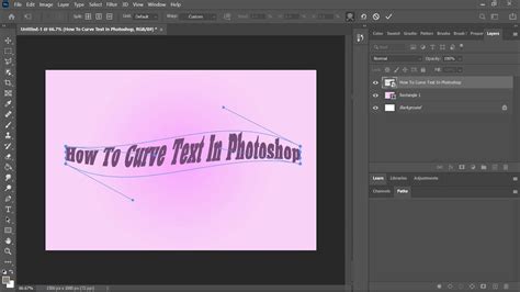 How To Curve Text In Photoshop Teckers Tech Stuff