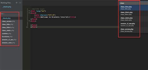 How To Use Brackets Text Editor — Tutorialbrain