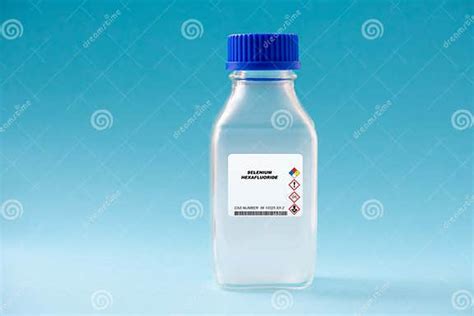 Selenium Hexafluoride Dangerous Poisonous Gas In Chemical Glassware Stock Image Image Of