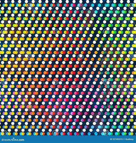 Rainbow Color Circle Seamless Pattern Stock Vector Illustration Of Birthday Green 52185315