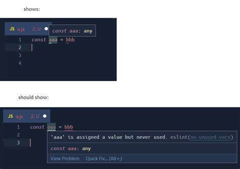 Eslint Recently Stopped Displaying And Underlining Errors Properly Node Issue