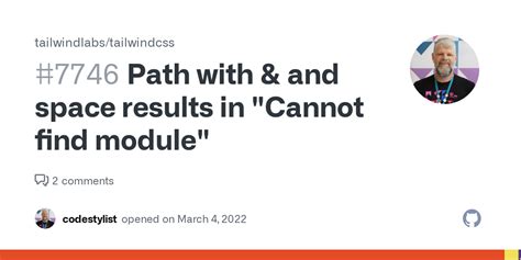 Path With And And Space Results In Cannot Find Module · Issue 7746