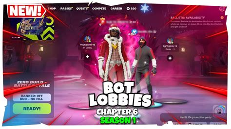 How To Get Bot Lobbies in Fortnite Chapter 6 Season 1 (Fortnite Bot Lobby Tutorial) - YouTube