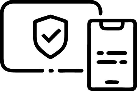 As Two Factor Authentication Icon With A Shield And Smartphone Concept As Illustration Of A Two